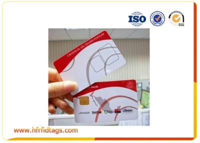China Plastic Rfid Smart Card With Magnetic Strip / Rfid Id Cards Contact for sale
