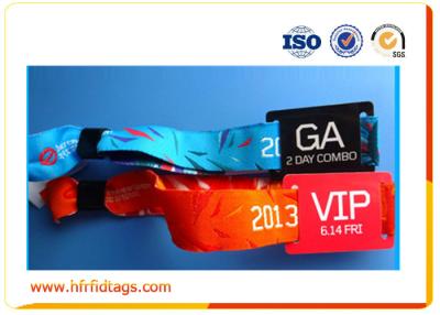 China Party Event Use Disposable Adjustable Rfid Event Wristbands ISO 14443A for sale