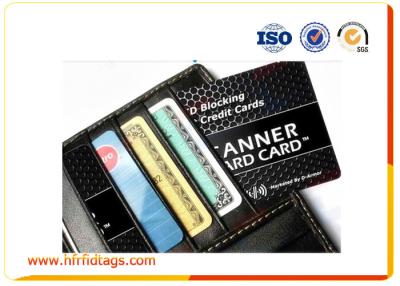 China Safety Rfid Blocking Card Sleeve Emi Rfid Blocking Card Protector Customized for sale