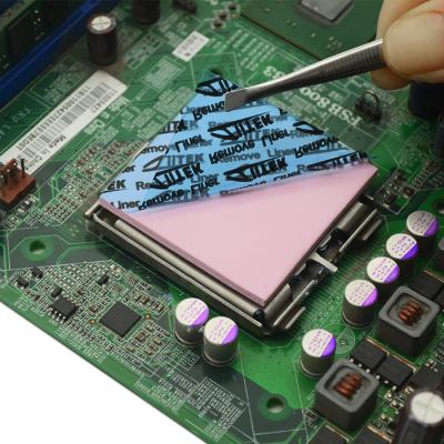China TIF100-20-50U Electrical Insulation Silicone Pad Thermal Gap Filler Thickness 0.5 To 5.0mm Thermal Pad For Laptop Desktop GPU Computer for sale