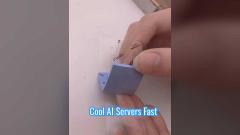 Bule  High-Performance Silicone Thermal gap pad for AI server Computer CPU GPU Cooling