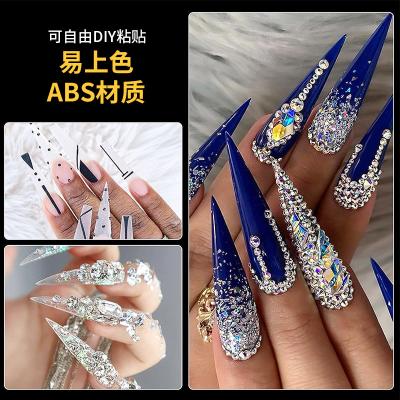 中国 500PCS半分カバー偽の釘の先端のABS自然な11のサイズの女性French Acrylic Artificial Tip 販売のため