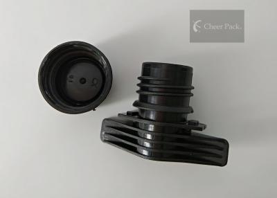 China Schwarze/weiße Torsions-Spitzen-Kappe für Plastikwäscherei-flüssige Tasche, Größe besonders angefertigt zu verkaufen