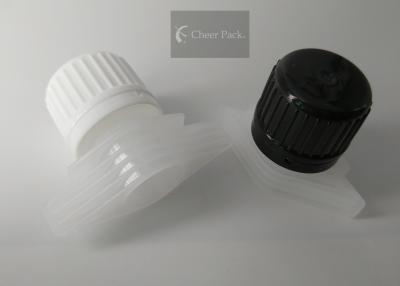 China Schwarze/weiße Torsions-Spitzen-Kappe für Plastikwäscherei-flüssige Tasche, Größe besonders angefertigt zu verkaufen