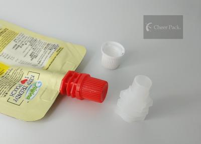 China Plastic Closure Twist Spout Cap Food Grade For Automatic Filling Machine for sale