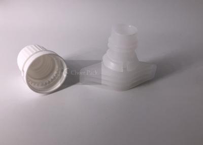Cina Cappuccio di plastica del becco di colore bianco del PE del diametro 9.6mm Matetrial per la borsa della gelatina in vendita