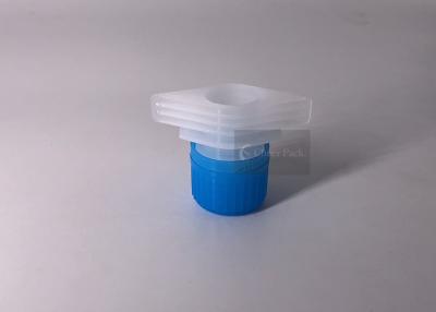 中国 青い色のPE材料を模倣する柔軟材包装の口の帽子の注入 販売のため