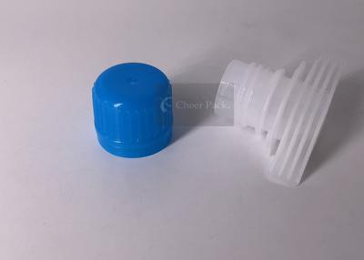 中国 青い色のPE材料を模倣する柔軟材包装の口の帽子の注入 販売のため