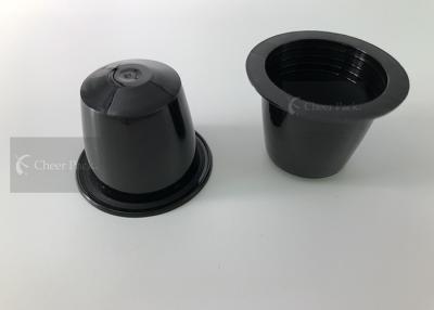 China A vagem preta do café do produto comestível encerra materiais dos PP com 8g capacidade, serviço do ODM do OEM à venda