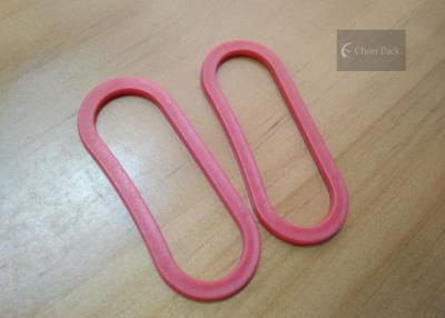 Cina Supporto della maniglia della borsa di trasportatore del PE di colore rosso delle maniglie del sacchetto di plastica di stile della saldatura a caldo in vendita