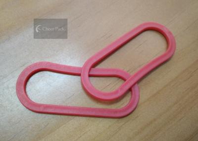 Cina Supporto della maniglia della borsa di trasportatore del PE di colore rosso delle maniglie del sacchetto di plastica di stile della saldatura a caldo in vendita