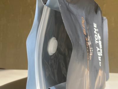 China Gepersonaliseerde gedrukte rits stand-up zak 250g 500g koffiezak met klep plastic verpakking aluminium folie zak for sale
