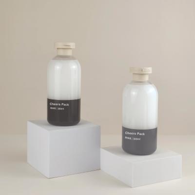 China Customized Colour Shampoo Bottle PET 200ml 300ml 500ml Squeeze Bottle Shampoo for sale