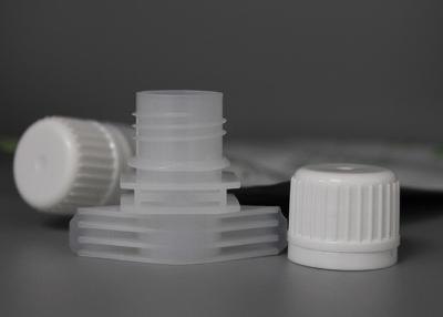 China Colorful Plastic Spout Screw Cap For Stand Up Pouches Automatic Filled for sale