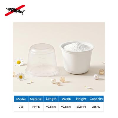 China Beauty Mixing Bowl Cosmetic Tools Individually Packaged Mask Powder Mixing Bowl Comes with Scale for sale