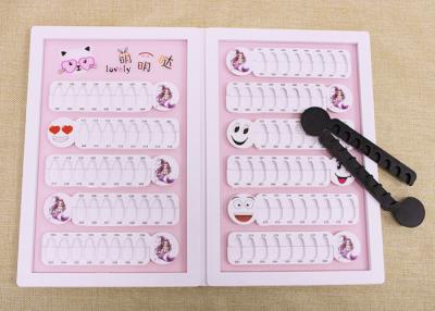 Cina Bordo di plastica della carta dell'esposizione del pezzo dell'unghia del gel del club di arte come strumento per il negozio del manicure in vendita