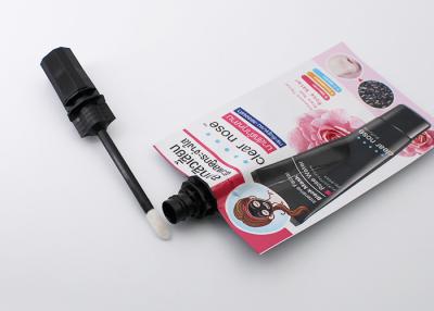 China Creative Lip Liner Liquid Spout Bags Stem With Brush Caps Portable for sale