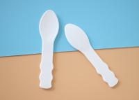 China 7cm Particular Makeup Plastic Spatula Spoon For Paste Clay for sale