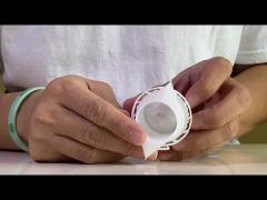 33mm Plastic Spout Caps use on stand-up pouch packaging for packing food & cosmetic