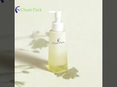 Customized Frosted Amber Round 150ml Skincare Sanitizer Body Shampoo Lotion Plastic Containers Pump