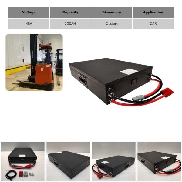 Quality Custom Made Pickup Truck Battery 200ah Lifepo4 Forklift Battery 48V 60V 72V for sale