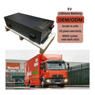 China OEM Lithium Truck Battery 96v 100AH 200AH Li Ion EV Battery 6000 Deep Cycles for sale