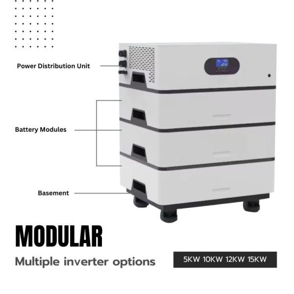 Quality Customized Logo Stackable Lithium Battery Storage System 48v 300ah Lifepo4 for sale
