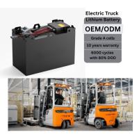 Quality Customizable 3ton Forklift Lithium Battery 210ah 500ah 24v Forklift Battery for sale