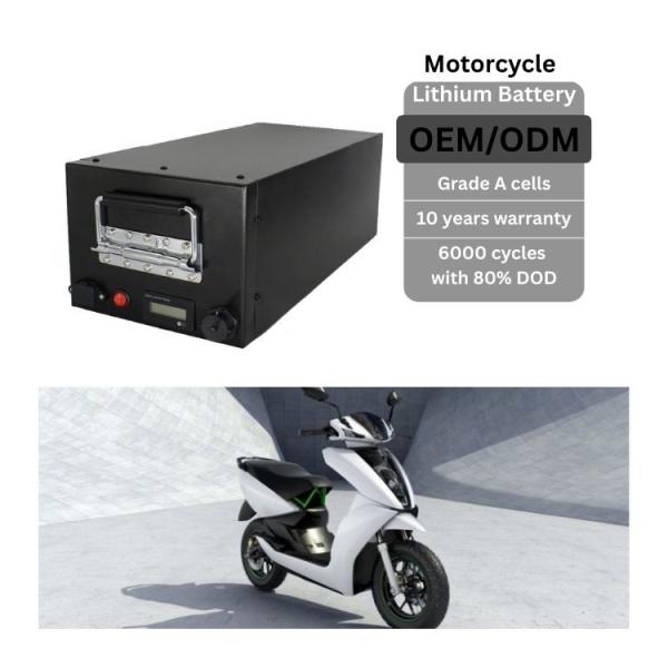 Quality High Capacity 60V 80Ah Lithium Battery EV Motorcycle Battery Custom Design for sale