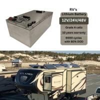 Quality 12V 24V 48V RV Lithium Campervan Battery Deep Cycle LiFePO4 Battery Flexible for sale