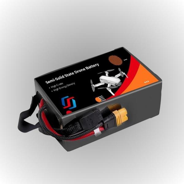 Quality High Capacity Semi-solid State Battery 12S 44.4V 22000 mAh Drone Battery Pack for sale
