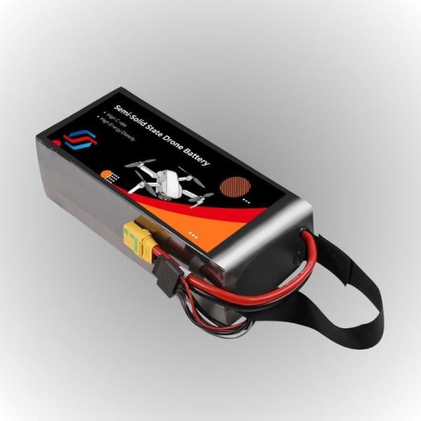 Quality Semi-solid State 6S 22.2V 30000 mAh RC Small Airplane Aircraft Model XT60 Drone Battery for sale