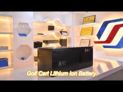 Personalização Lifepo4 Bateria de íons de lítio para carrinhos de golfe 96V200AH