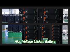 Ess Solutions 192v Sistemas de armazenamento de baterias industriais Bateria de lítio montada em rack