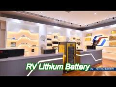 Baterias de lítio de ciclo profundo de RV Pack Leve, segura Baterias de lítio de RV de 12 volts