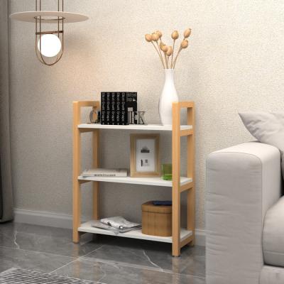 Cina Bianco di legno a tre livelli dello scaffale di stoccaggio di nuova vendita per la camera da letto, salone, ufficio, cucina in vendita
