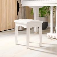 China PU Leather Width 40cm Solid Wood Stool MDF Bench Soft Sponge for sale