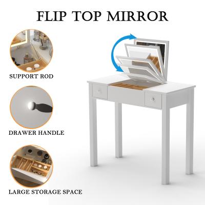 Cina LED light Makeup Dressing Tables E1 With Mirror in vendita