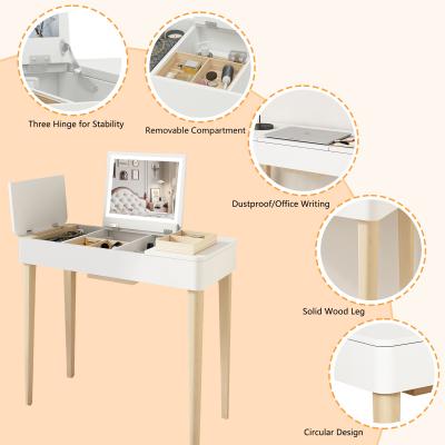 中国 LED light Makeup Dressing Tables E1 With Mirror 販売のため