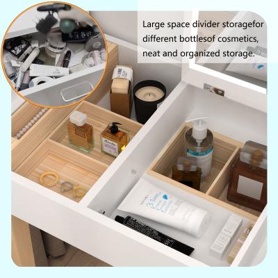 中国 LED light Makeup Dressing Tables E1 With Mirror 販売のため