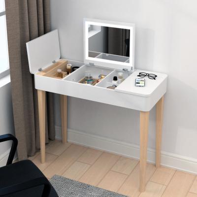 中国 LED light Makeup Dressing Tables E1 With Mirror 販売のため