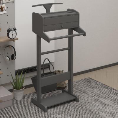 中国 Floor stand clothes valet stand with Stroage jewelry shelf 販売のため
