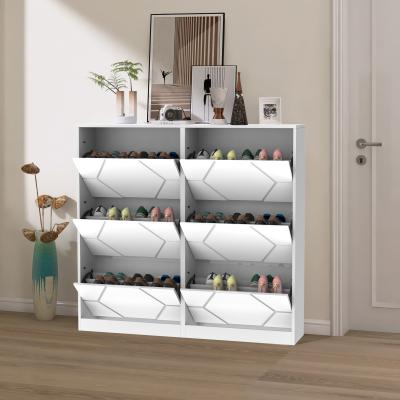 China Wooden shoe cabinet with six door à venda