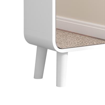 Cina Elbow double layer 3 bucket shoe cabinet in vendita