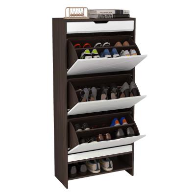 Cina Wooden shoe cabinet with drawers in vendita