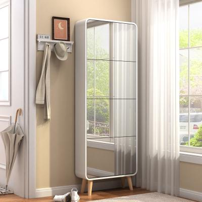 Cina Elbow double layer 4 bucket shoe cabinet in vendita