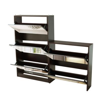 China Volledige Lengte27pcs Comités 170cm Weerspiegeld Schoenkabinet Te koop