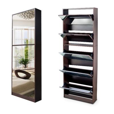 China Volledige Lengte27pcs Comités 170cm Weerspiegeld Schoenkabinet Te koop