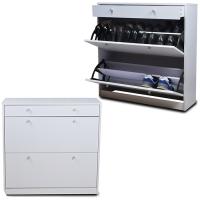 China Space saving 35KG 83cm Width Wooden Shoe Storage Unit for sale