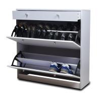 China Space saving 35KG 83cm Width Wooden Shoe Storage Unit for sale